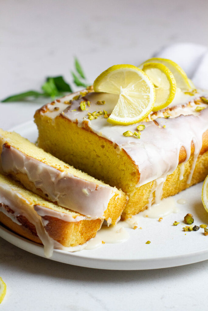 Easy Glazed Lemon Loaf Cake - Plates by Nat
