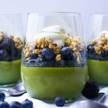 Matcha Pudding Parfait - Plates by Nat
