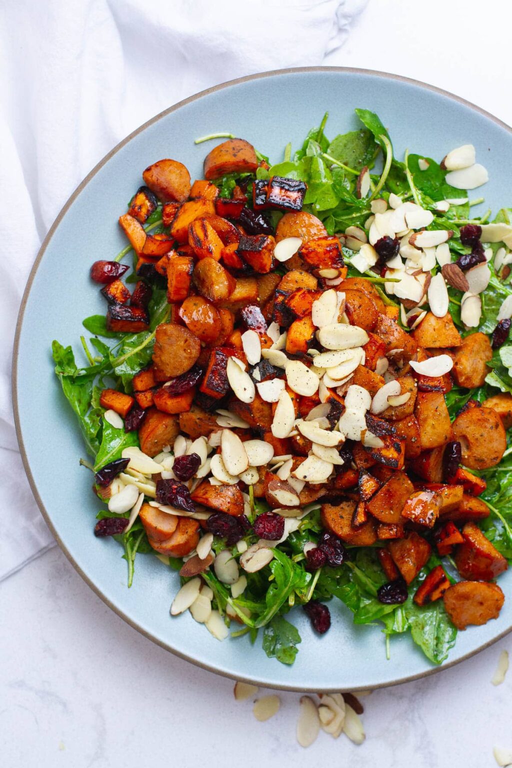 Sausage Sweet Potato Salad - Plates by Nat
