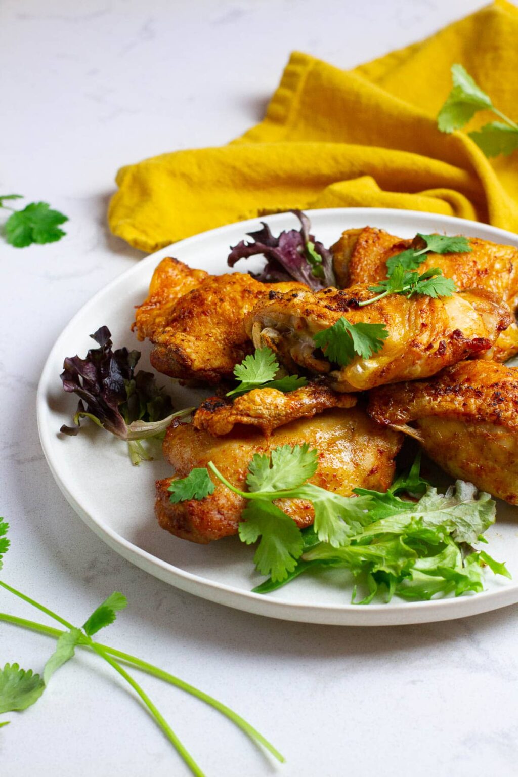 Crispy Baked Five Spice Chicken - Plates by Nat