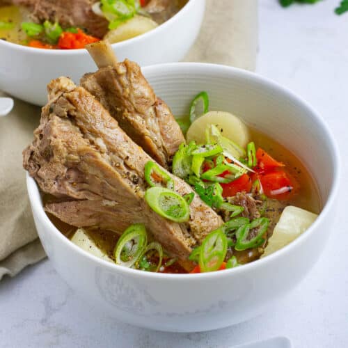 Instant Pot Asian Pork Rib Soup - Plates by Nat