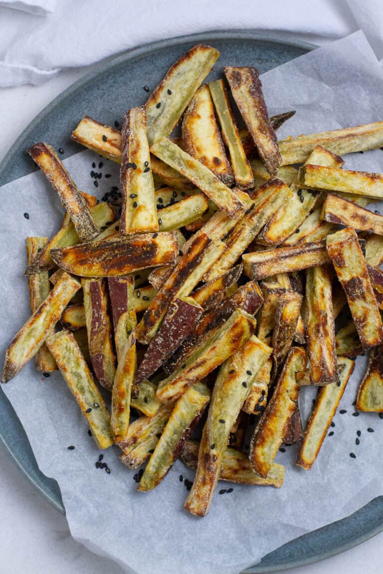 Japanese Sweet Potato Fries - Plates by Nat