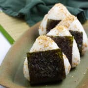 Chicken Onigiri (Japanese Rice Balls) - Plates by Nat