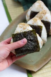 Chicken Onigiri (Japanese Rice Balls) - Plates by Nat