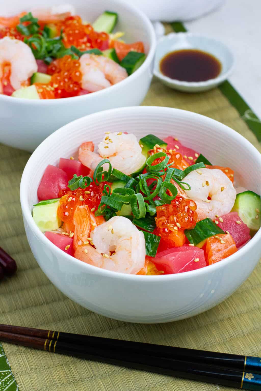 Quick Chirashi Bowl (Chirashi Don) - Plates by Nat