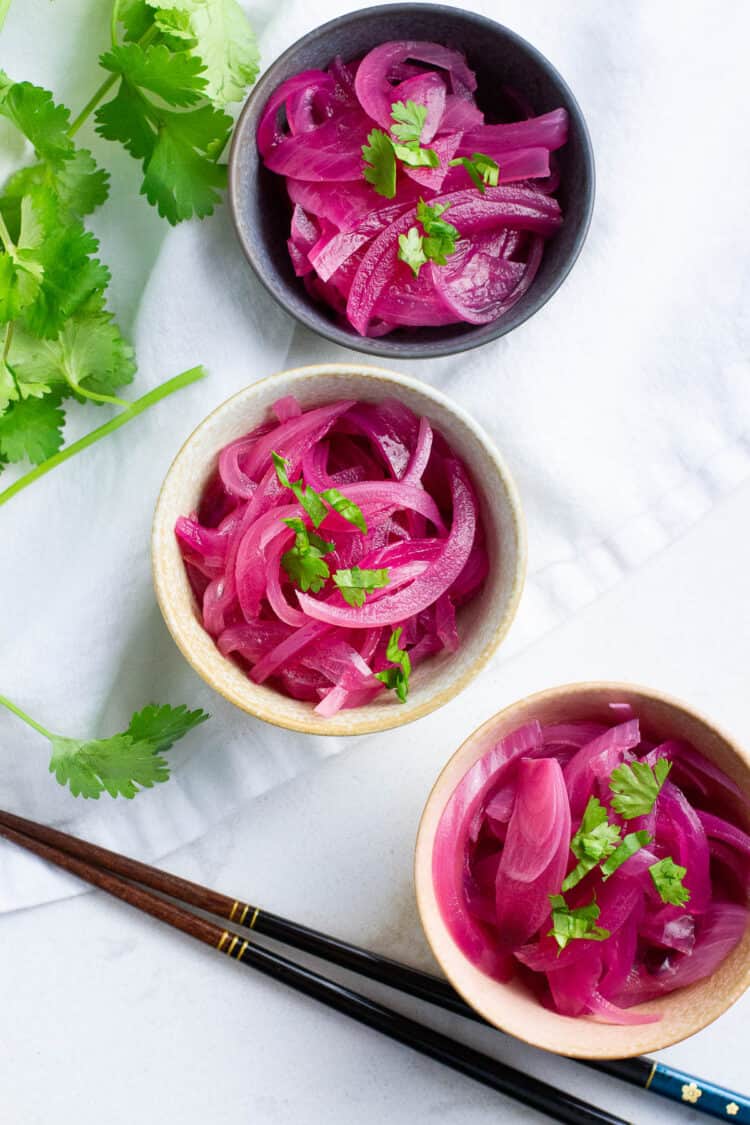 Asian Pickled Red Onions - Plates by Nat