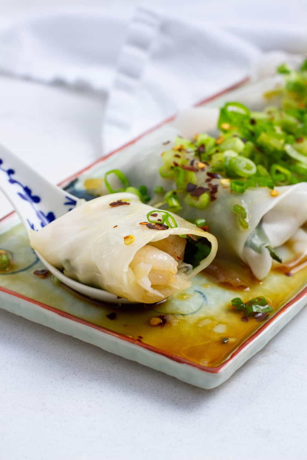 Shrimp Rice Paper Dumplings (Boiled) - Plates by Nat