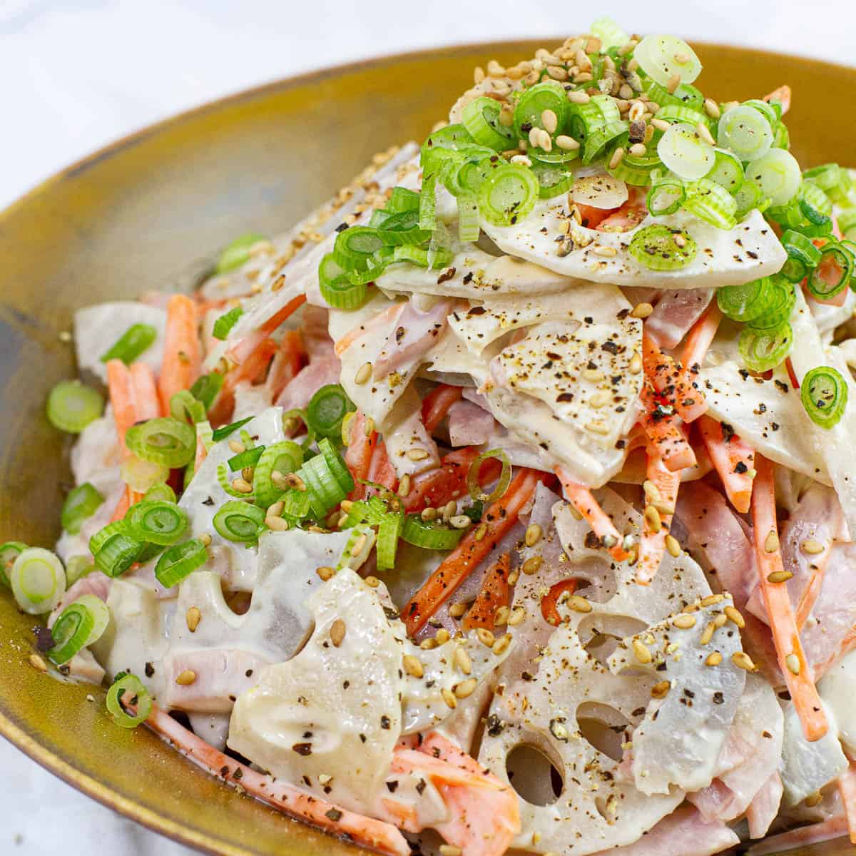 Lotus Root Salad - Plates by Nat