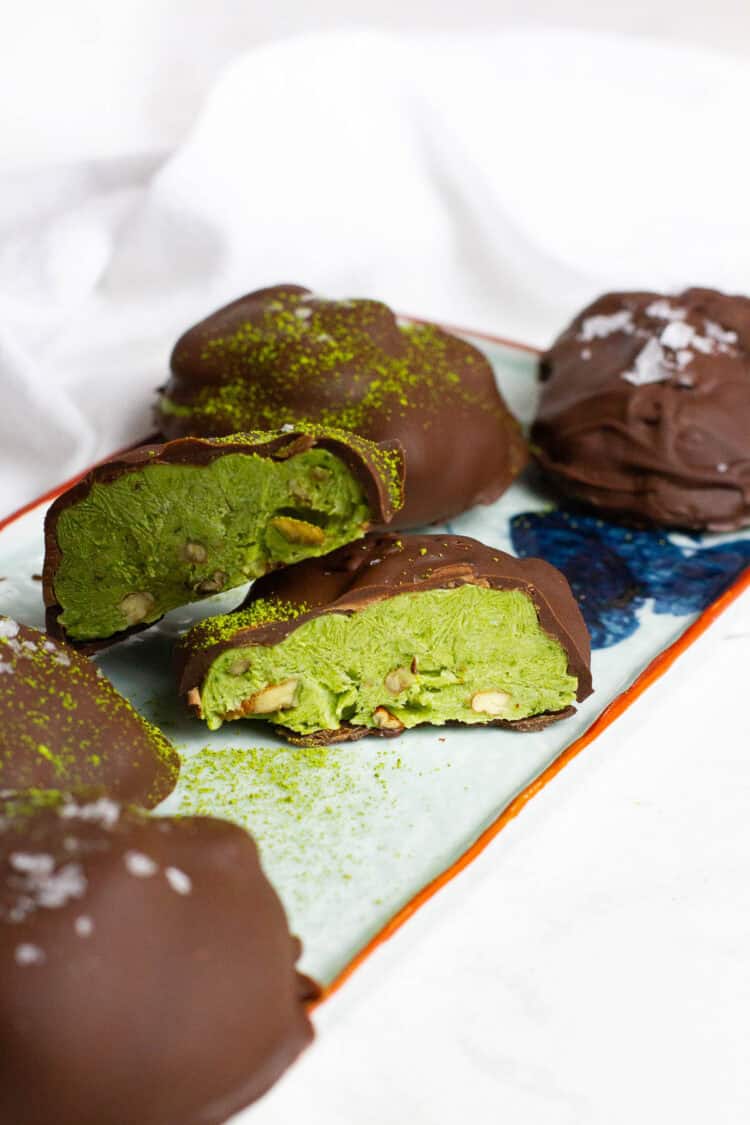 Matcha Pecan Yogurt Clusters - Plates by Nat