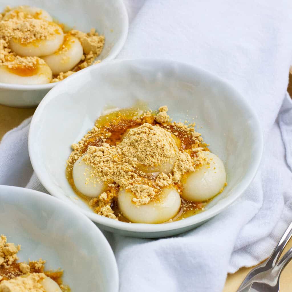 Kinako Mochi (4 Ingredients) - Plates by Nat