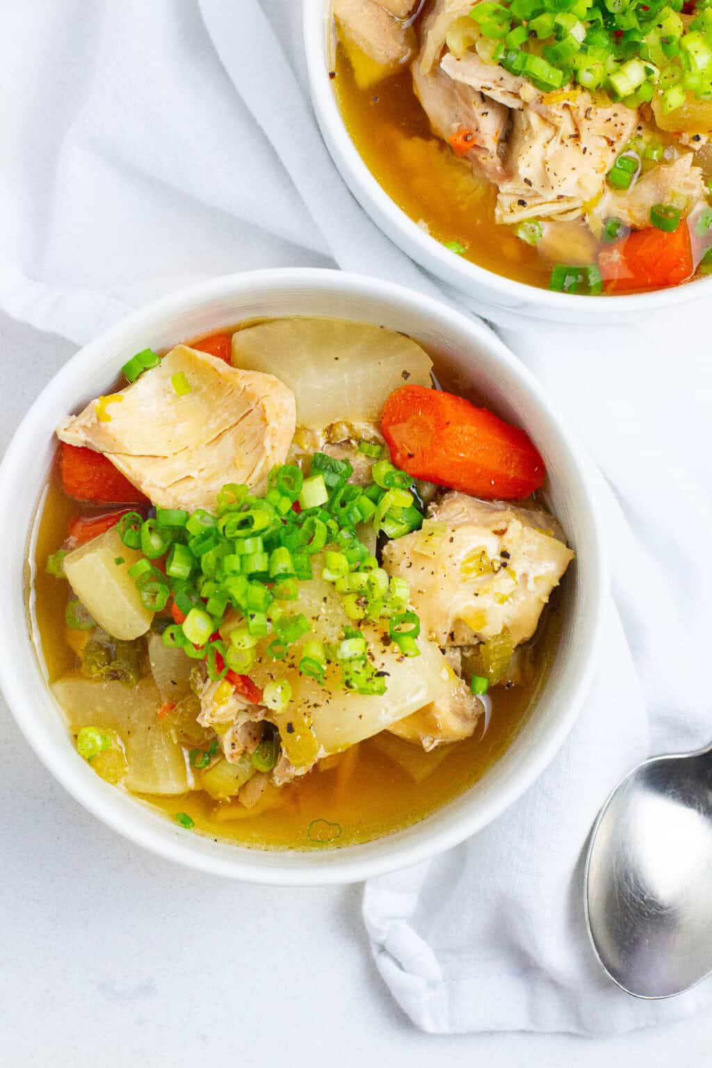 Instant Pot Chicken Daikon Stew - Plates by Nat