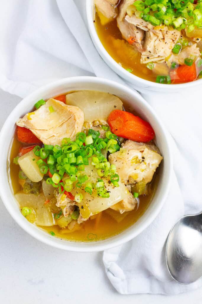 Instant Pot Chicken Daikon Stew - Plates by Nat